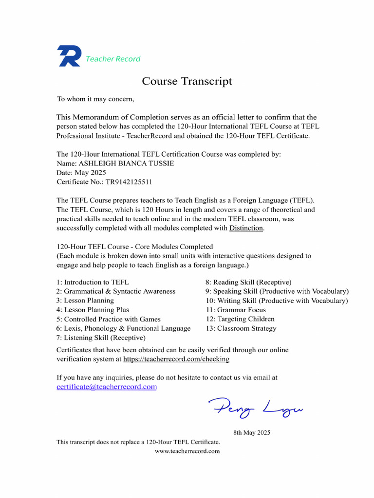 TR9142125511 Transcript | PDF