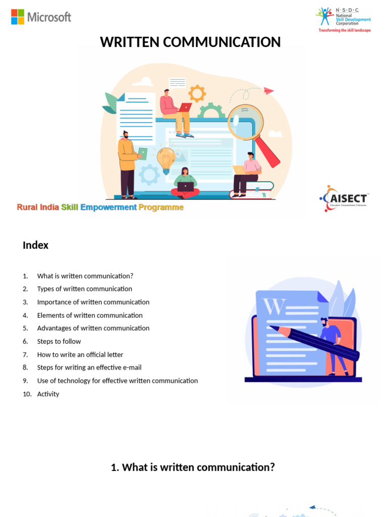 Guide to Effective Written Communication | PDF | Communication ...