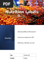 Pdri 2015 | PDF | Nutrition Facts Label | Nutrition