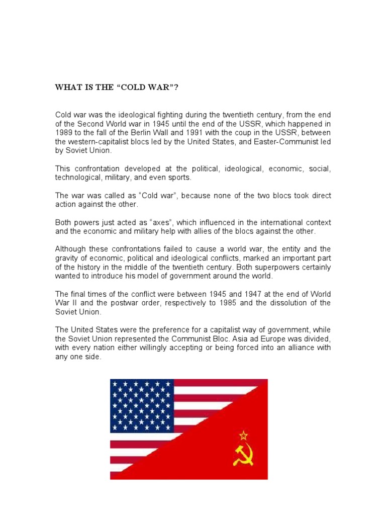 What Is The Cold War | PDF | Cold War | Soviet Union