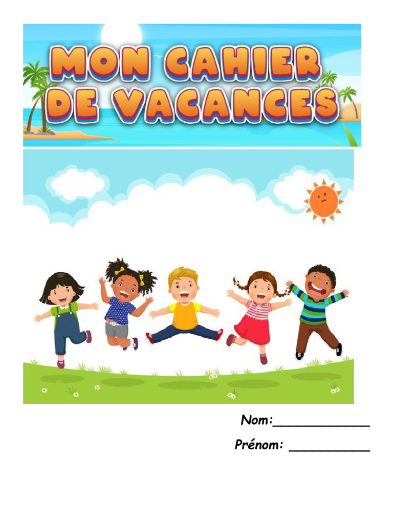 Devoir de vacances CE2 : Fleurs et courage | PDF