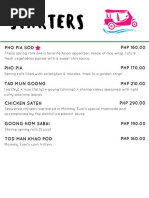 Mango Tree BGC Menu | PDF | Thai Cuisine | Tofu