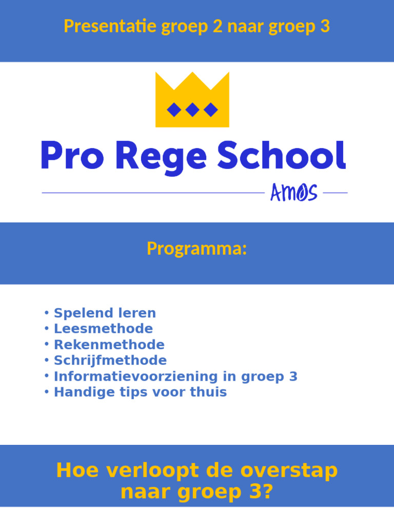 Informatie Powerpoint Groep 2 Naar 3 (Concept) | PDF