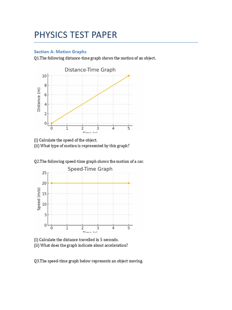 Test Paper | PDF