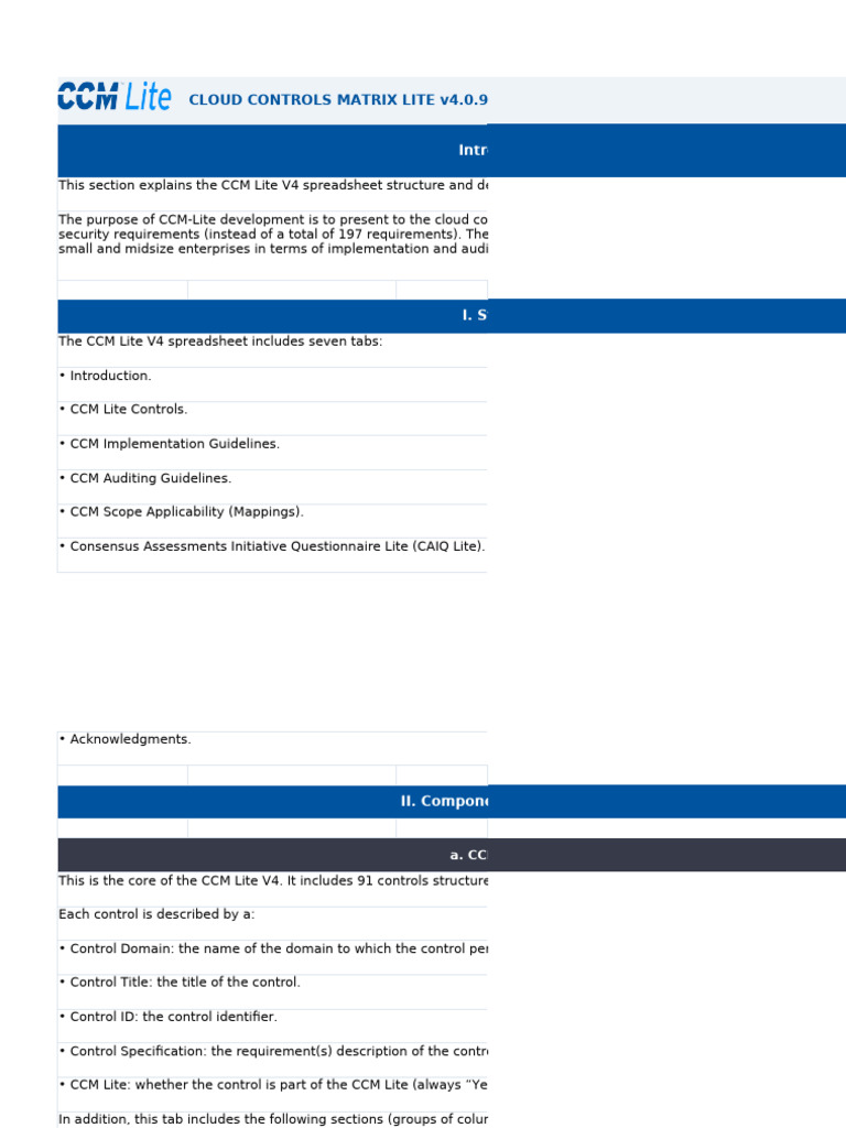 CCM Lite V4.0.9 Overview and Guidelines | PDF | Cryptography | Security