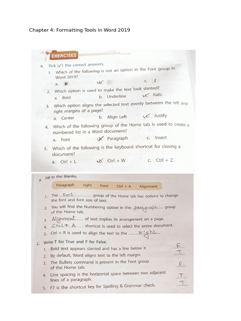 Class 4 CH 4 | PDF