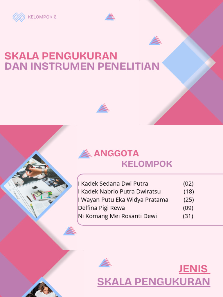 Jenis Skala Pengukuran dalam Penelitian | PDF