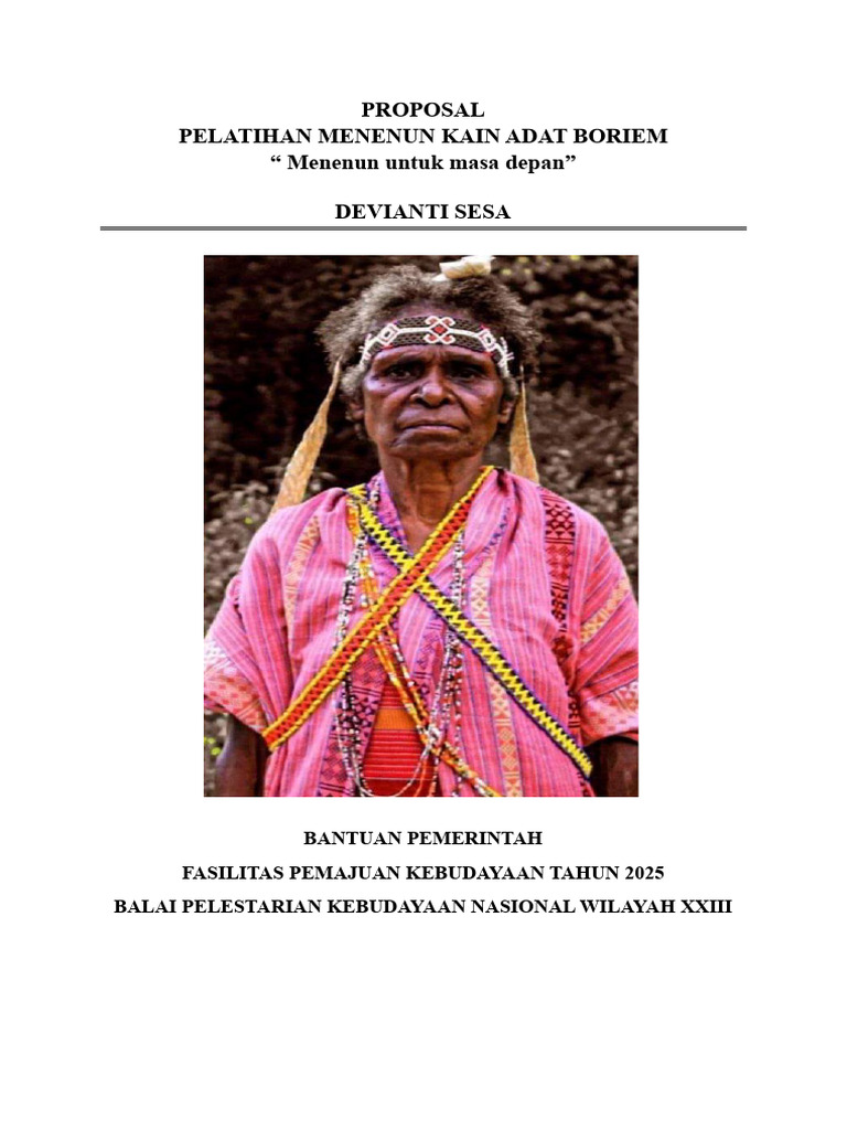 COVER PROPOSAL - Devianti Sesa | PDF