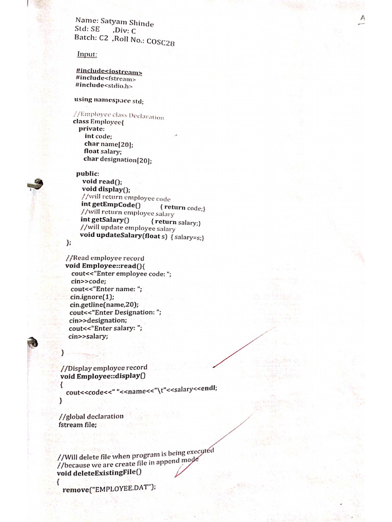 Assignment 12 - Create and Maintain Record Using Indexed Sequential ...