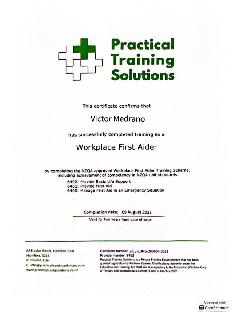 First Aid Training | PDF