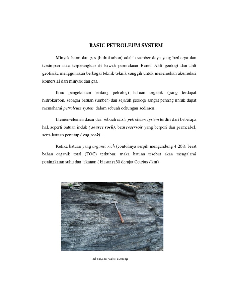 Basic Petroleum System | PDF