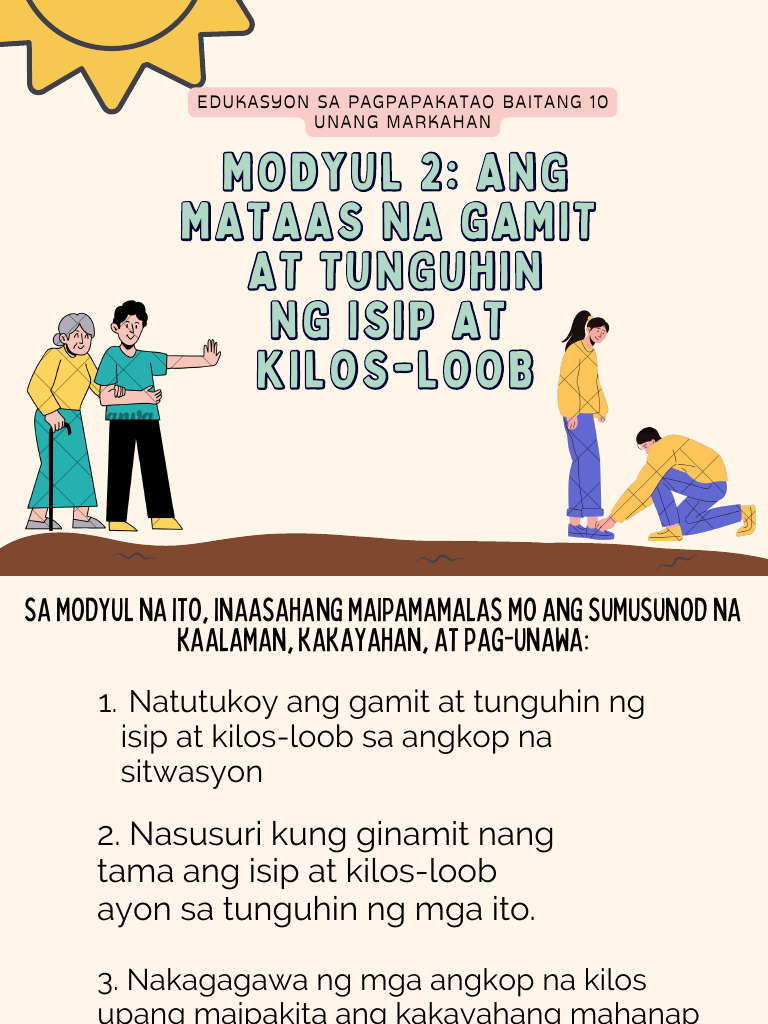 ESP 10 Q1 Modyul 2 | PDF