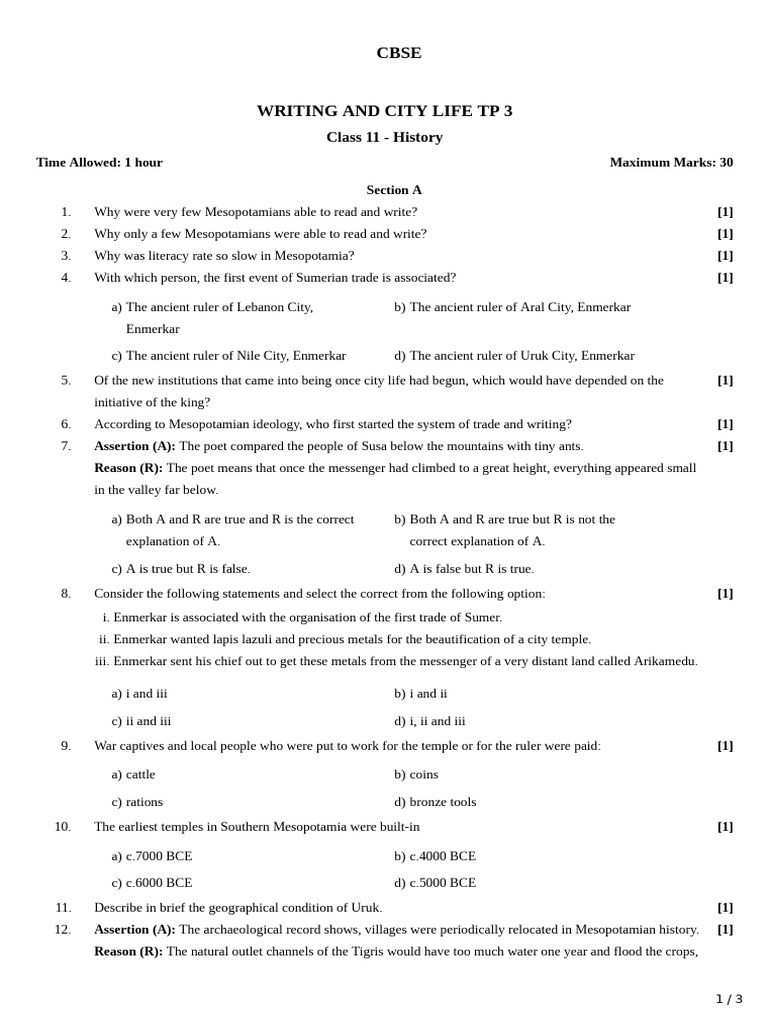 Sumerian Trade and Literacy in Mesopotamia | PDF | Mesopotamia | Sumer