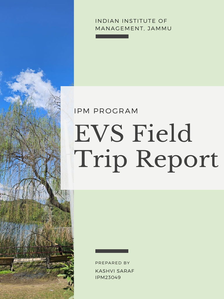 EVS Report by Kashvi Saraf | PDF | Habitat | Invasive Species