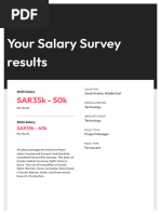 KSA & UAE Salary Survey 2025 | PDF | Employment | Financial Analyst