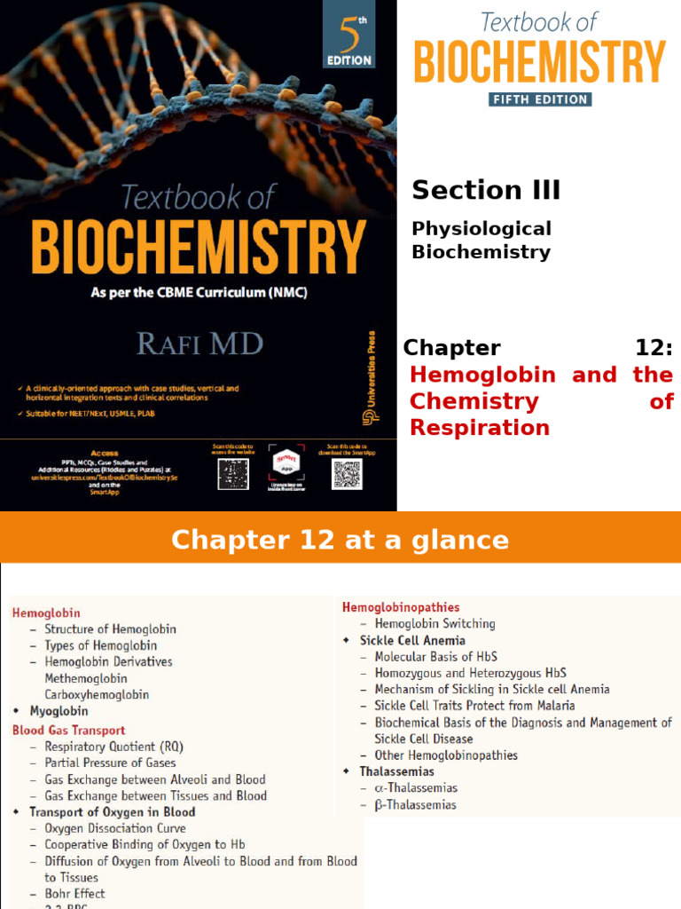 Section III: Chemistry | PDF | Hemoglobin | Biology