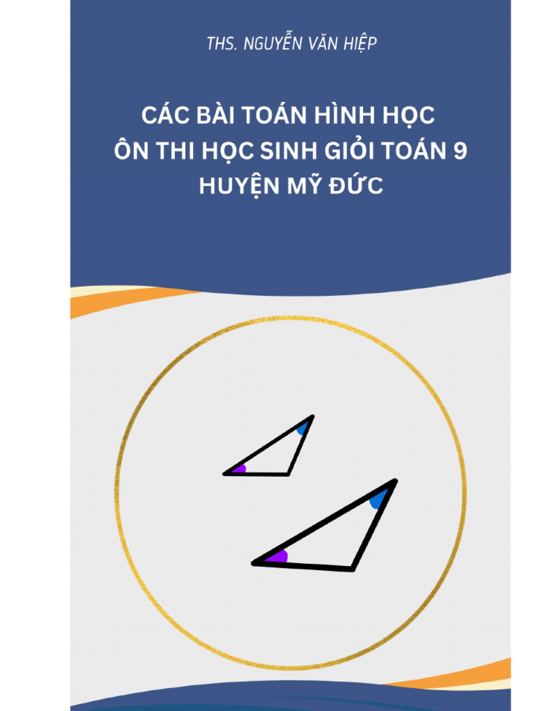 (N V Hiep) BT Hinh Hoc On HSG Toan 9 - My Duc 2024 | PDF