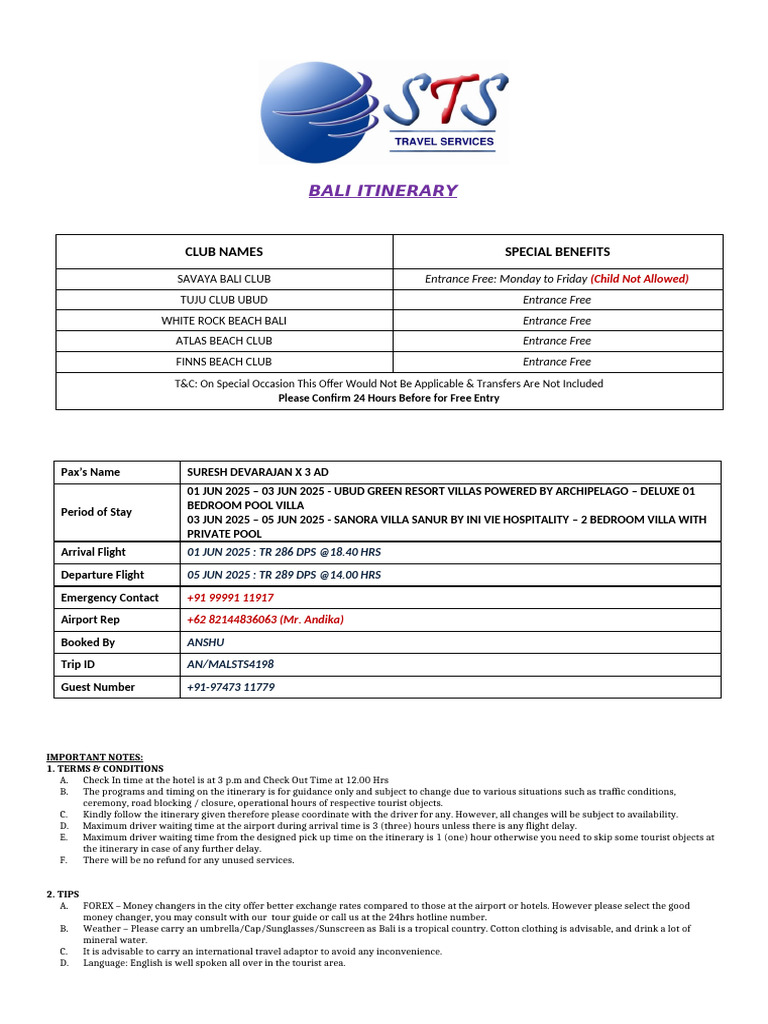 Suresh Devarajan X 3 Ad (01 Jun - 05 Jun 2025) | PDF | Bali