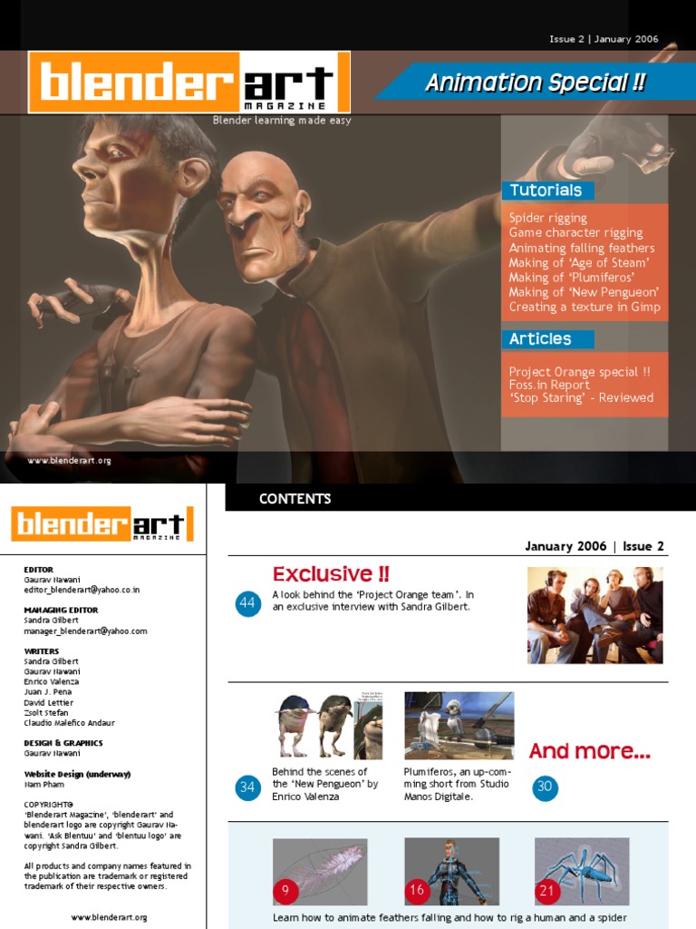 Blenderart Mag-Issue2 Jan06 | PDF