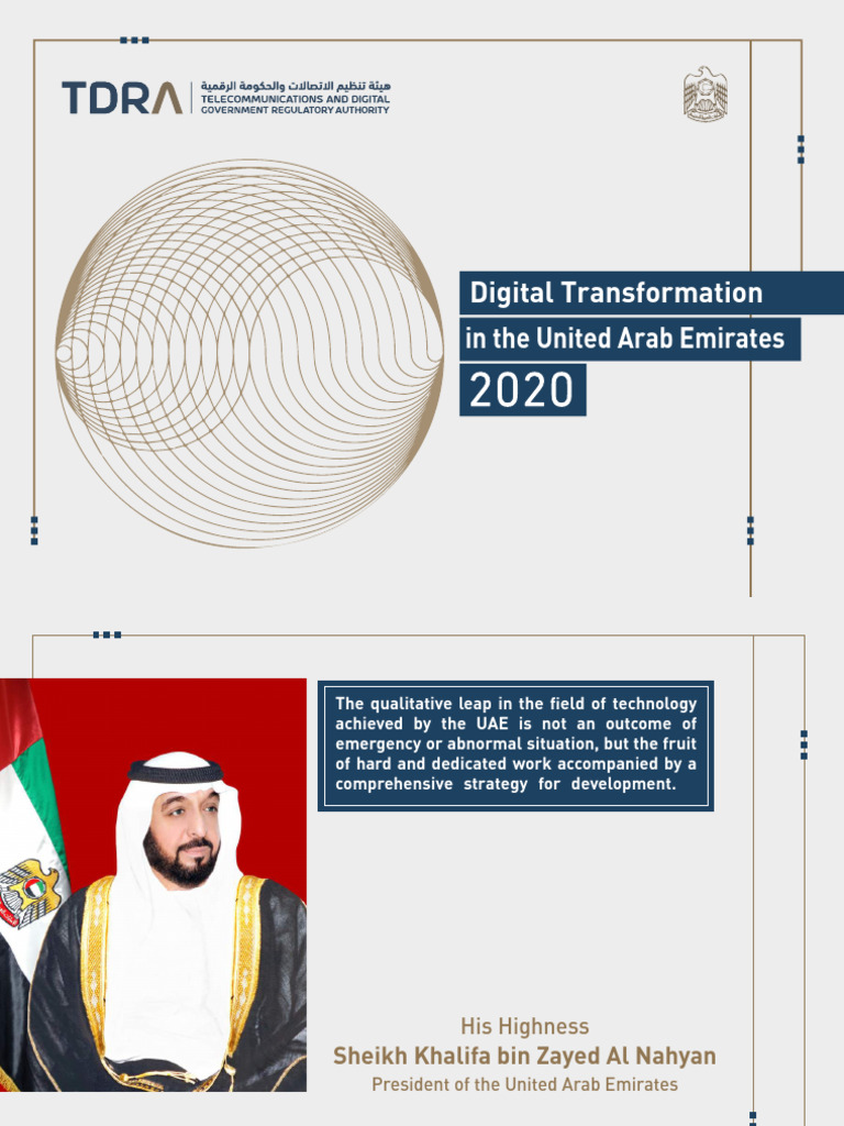 UAE Digital Transformation Overview | PDF | United Arab Emirates ...