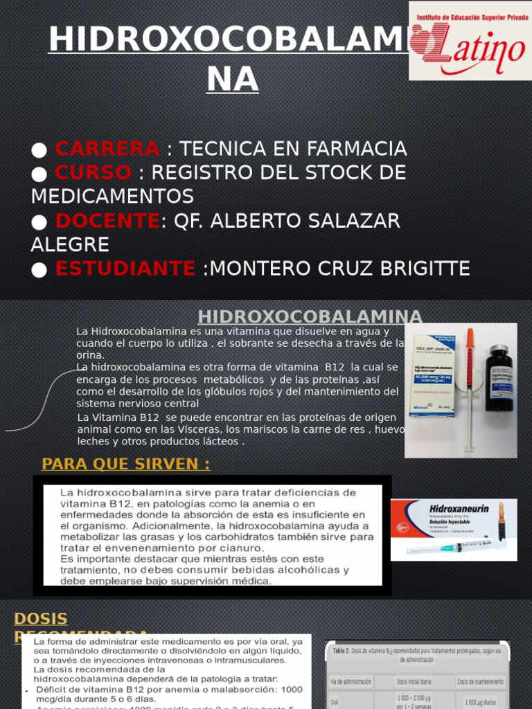 hidroxocobalamina | PDF