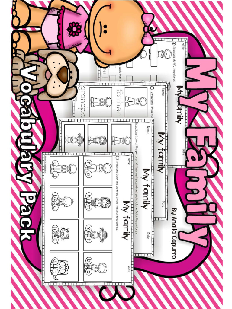 My Family Vocabulary Pack | PDF