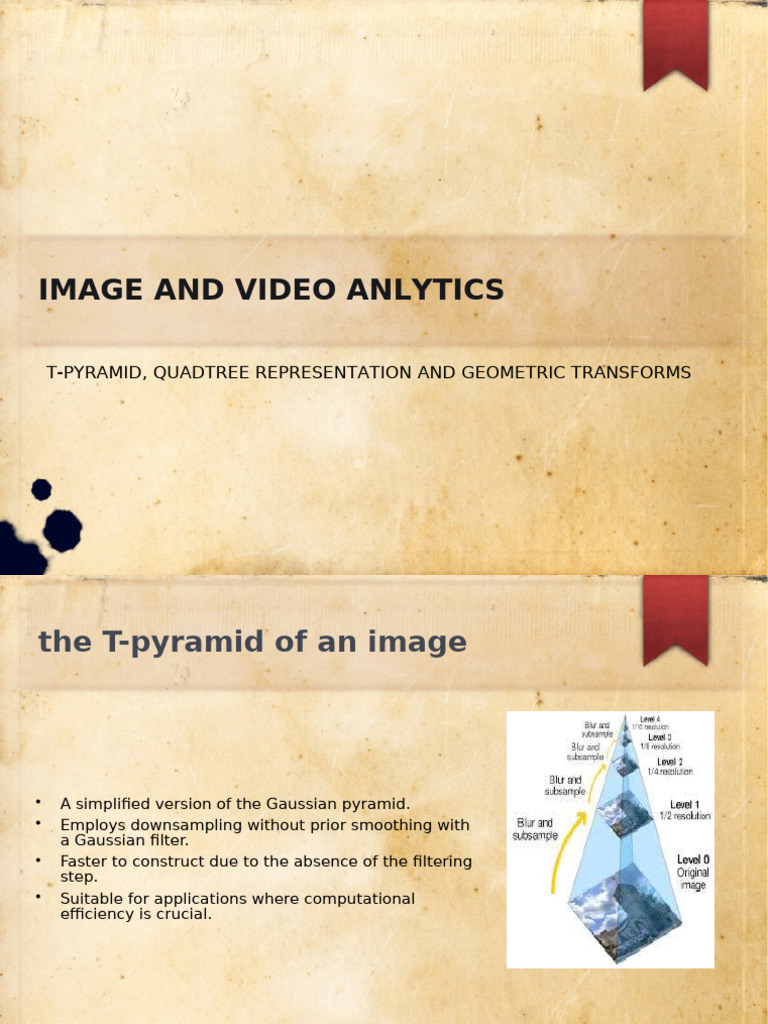 Image and Video Analysis | PDF | Algorithms | Computer Vision