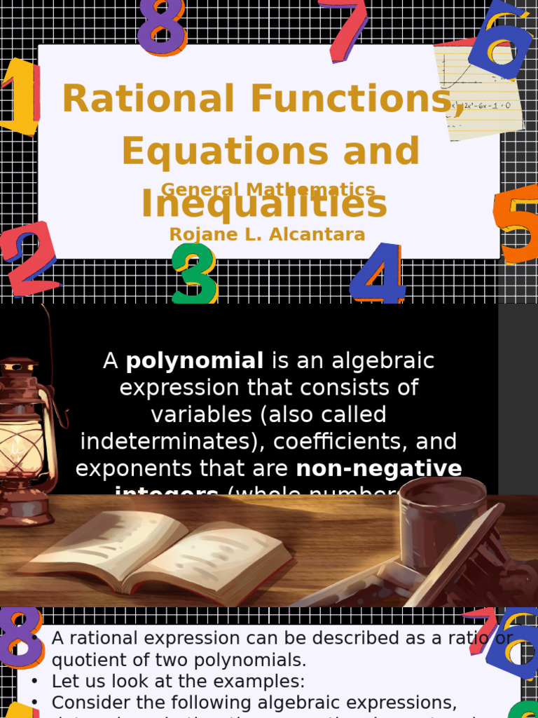 Rational Functions Evaluating Equation Inequality and Function | PDF | Polynomial | Equations