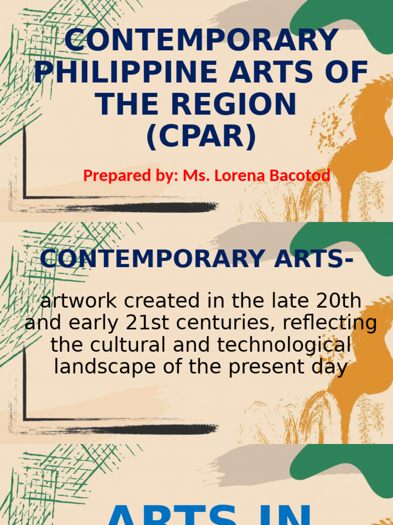 Contemporary Philippine Arts Overview | PDF | Shape | Color