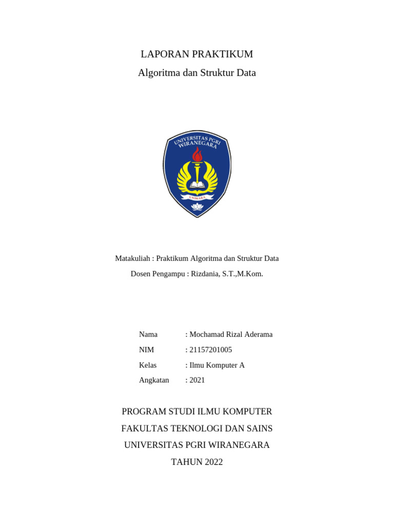 Tugas 3 Algortima Dan Struktur Data | PDF