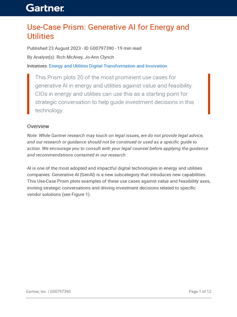Use-Case Prism Gene 797390 NDX | PDF | Artificial Intelligence ...
