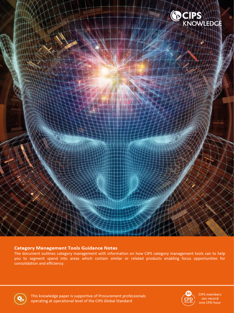 CIPS Category Management Tools Guide | PDF | Procurement | Supply Chain