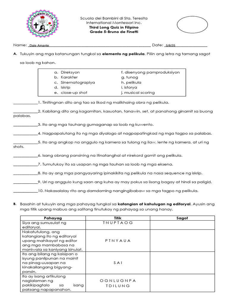 3lq Filipino | PDF