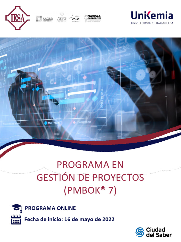 Programa Online en Gestión de Proyectos PMBOK | PDF | Gestión de ...