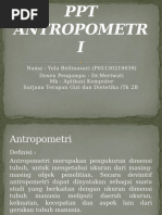 Gambar Dan Tabel Antropometri Tubuh Manu | PDF