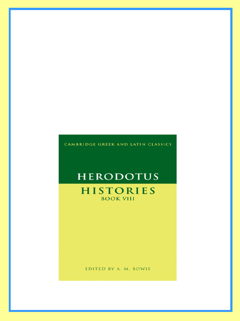 Herodotus Histories Book VIII Herodotus PDF Download | PDF