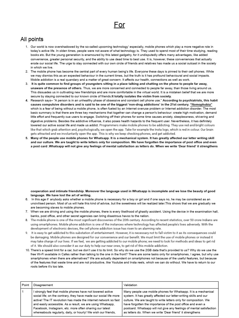 Mobile Phones: Addiction and Social Isolation | PDF | Mobile Phones ...