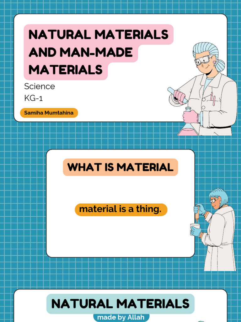Natural vs Man-Made Materials Overview | PDF