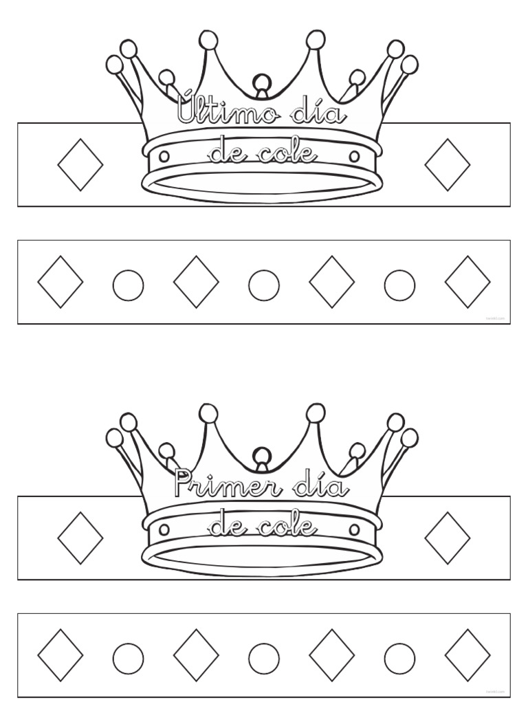Es Au C 336 Coronas para El Cole Manualidad | PDF