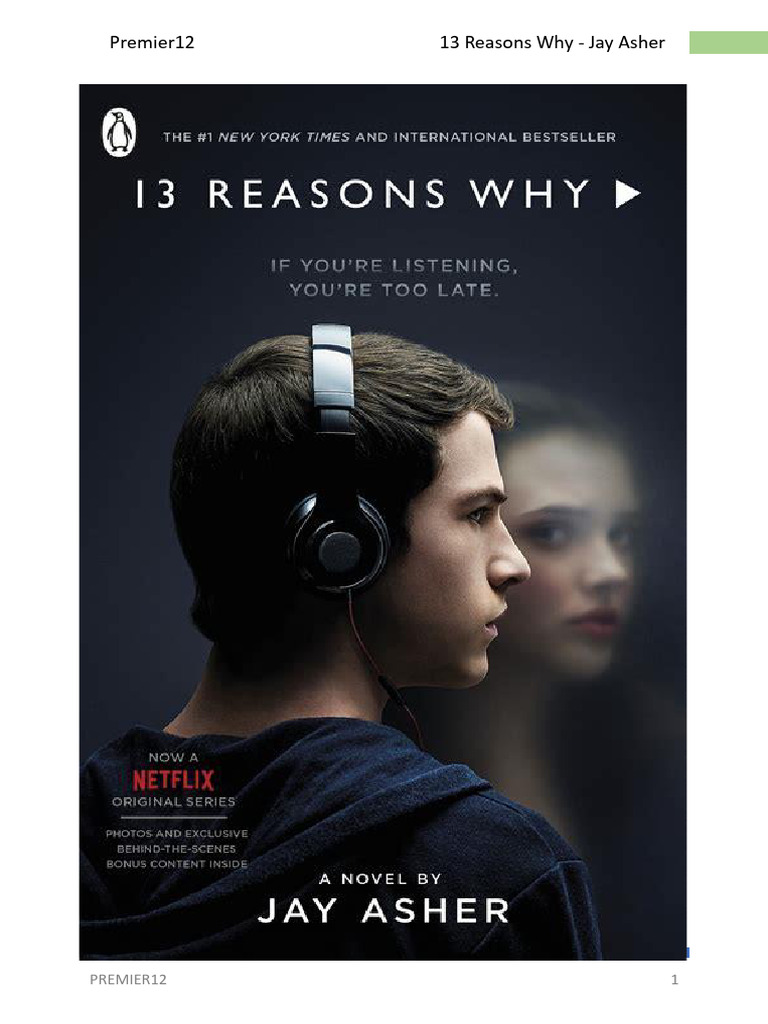 13 Reasons Why - Jay Asher | PDF