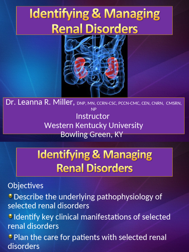 Renal Disorders2021s | PDF | Kidney | Edema