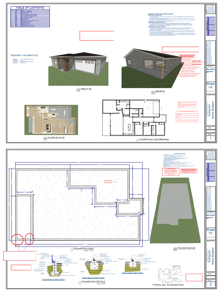 Home Construction Plans and Guidelines | PDF | Building Insulation ...