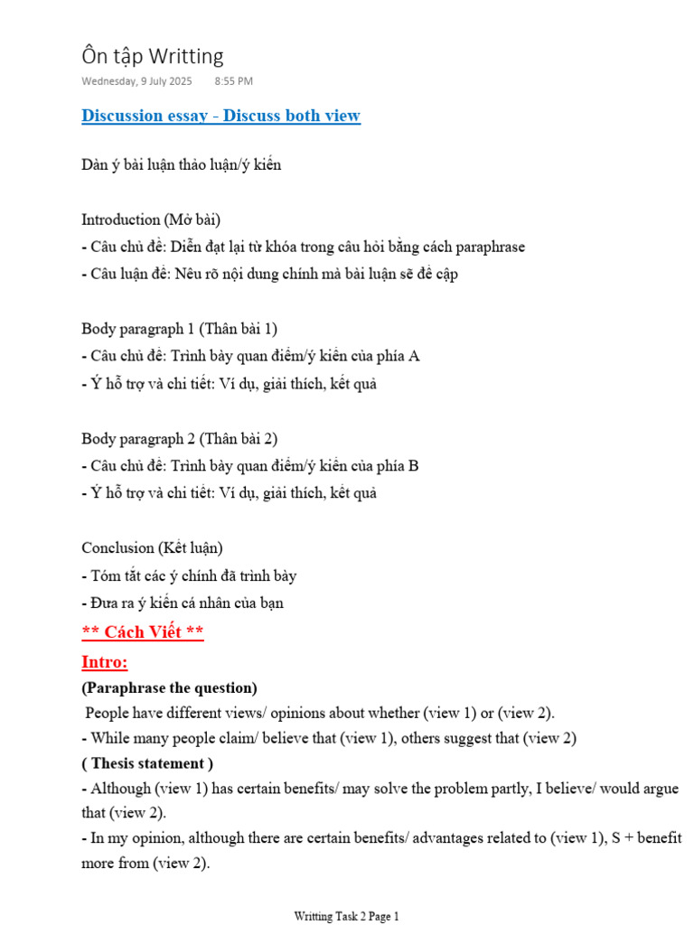 Writting Task 2 | PDF