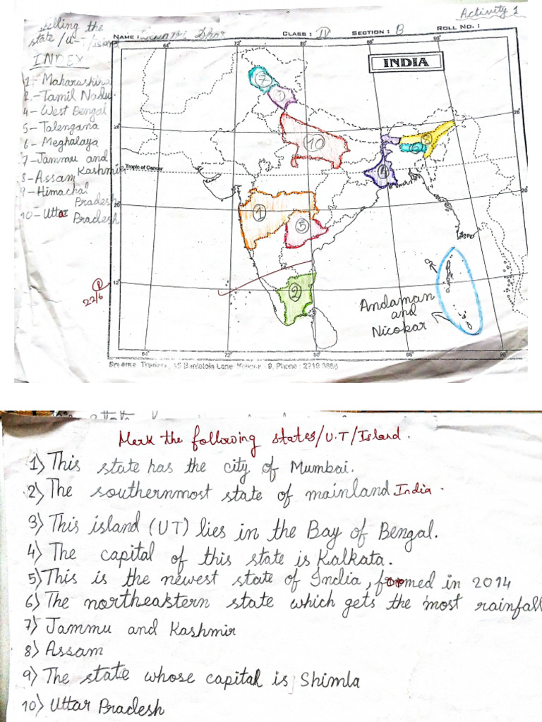 CL 4 MAP ACTIVITY 1 | PDF