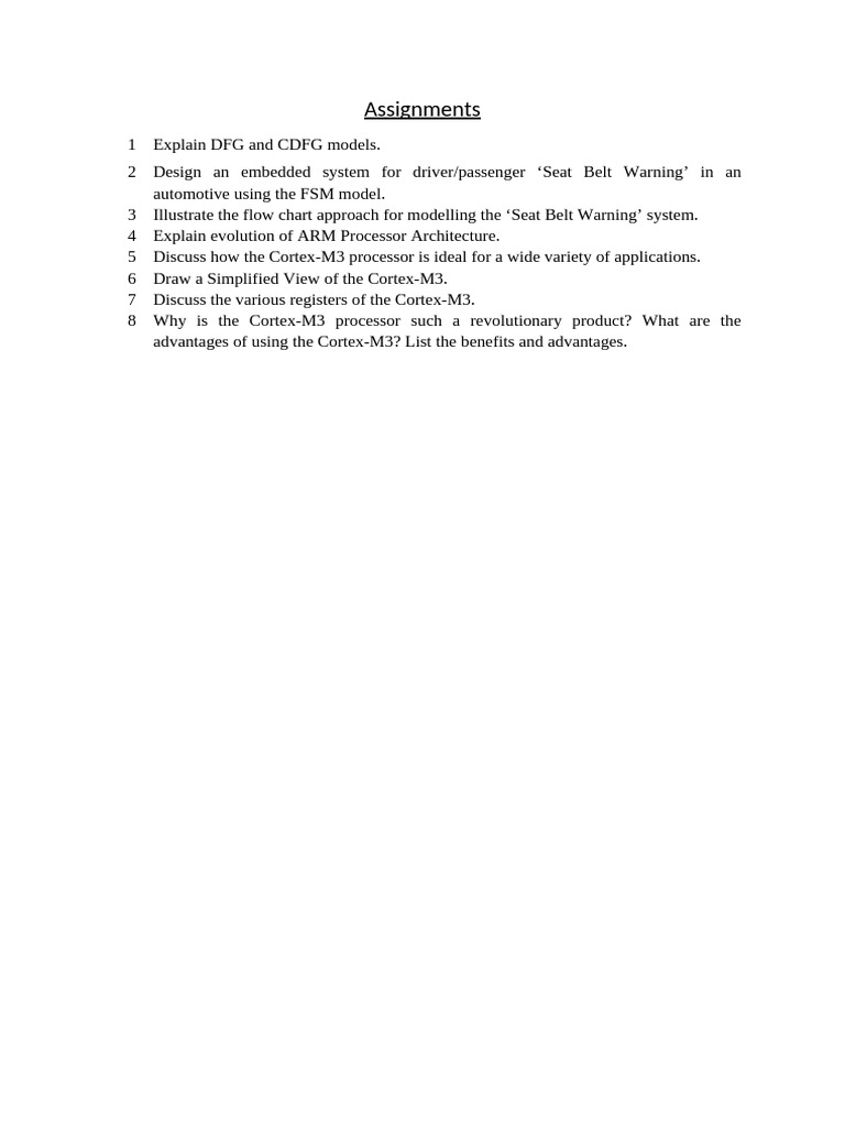 Assignments | PDF