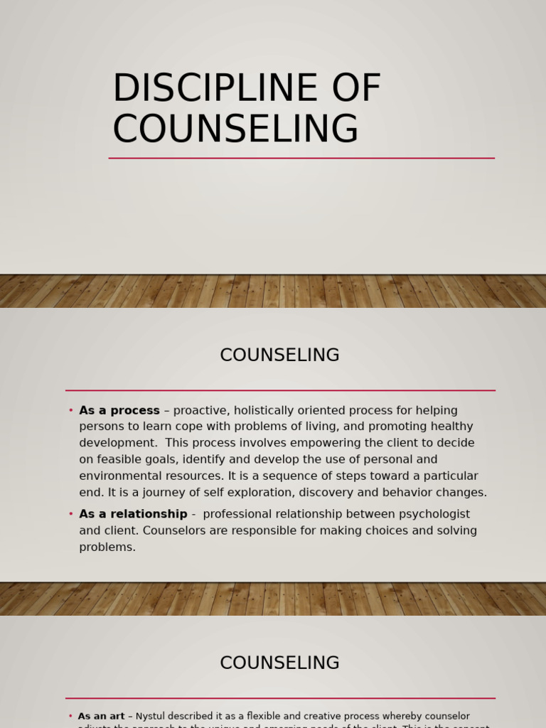 Understanding Counseling Goals and Principles | PDF | Psychotherapy ...