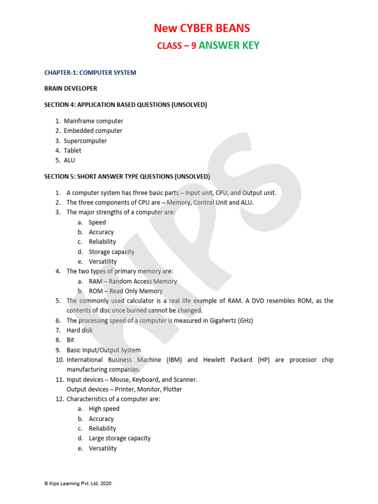 STD9 Computer (165) CH 1to4 | PDF | Operating System | Computer Data Storage