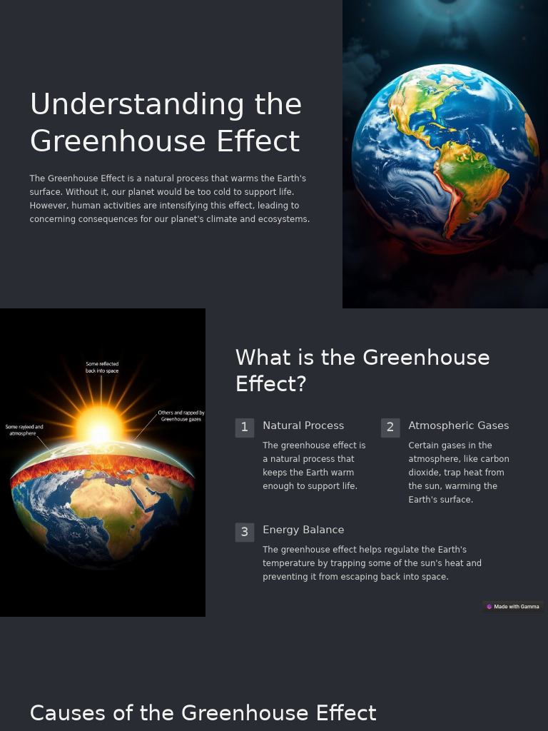 Understanding The Greenhouse Effect | PDF | Greenhouse Gas | Climate Change