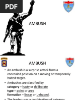 Ambush and Counter-Ambush Tactics Guide | PDF