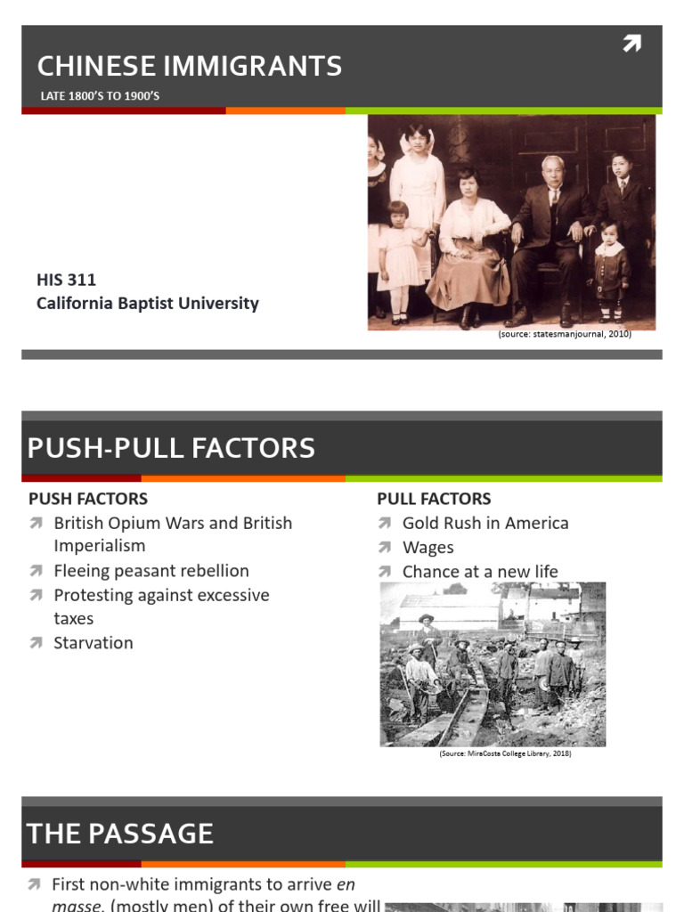 WK 3 Chinese American Experience | PDF | Immigration | Society Of The ...